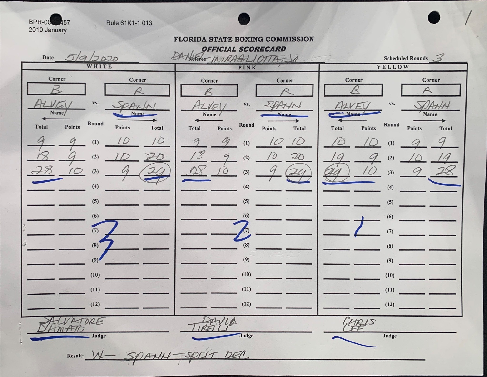 UFC 249 : ( Scorecard / Tarjetas) – MMA Pit
